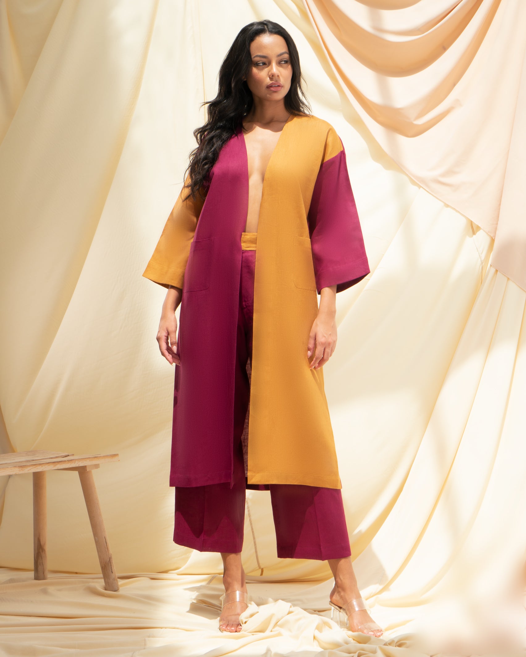 Sereen Contrast Jacket – Ta-Noura.com